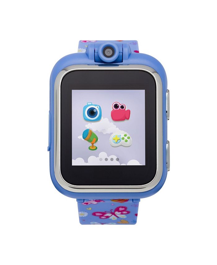iTouch PlayZoom Kids Smartwatch with Lavender Butterfly Printed Strap ...
