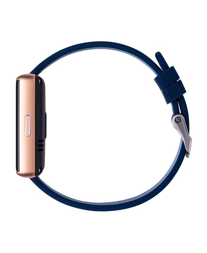 iTouch Air 2 Smartwatch 41mm Rose Gold Case with Navy and Light Blue ...