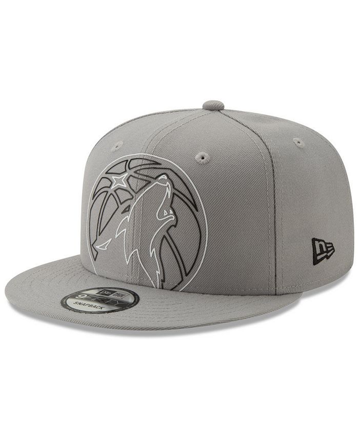 New Era Minnesota Timberwolves Light It Up Gray 9FIFTY Snapback Cap ...