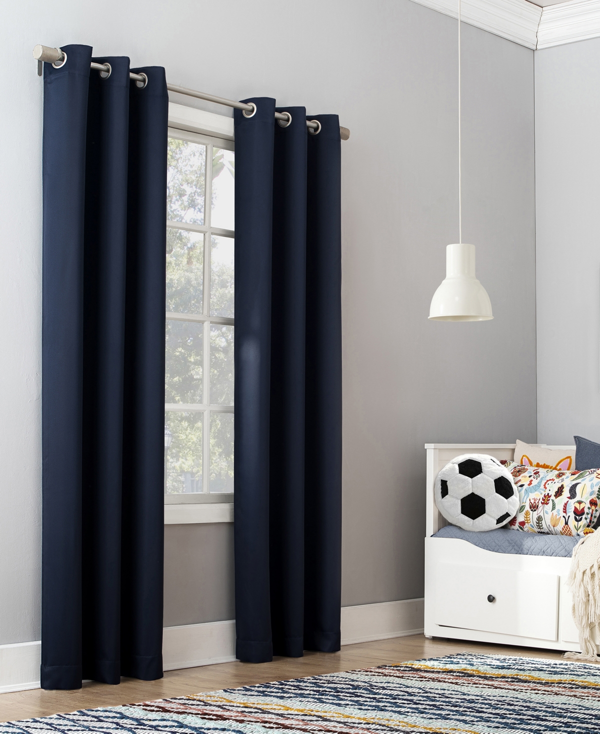 Click here for Riley Kids Bedroom Blackout Grommet Curtain Panel... prices