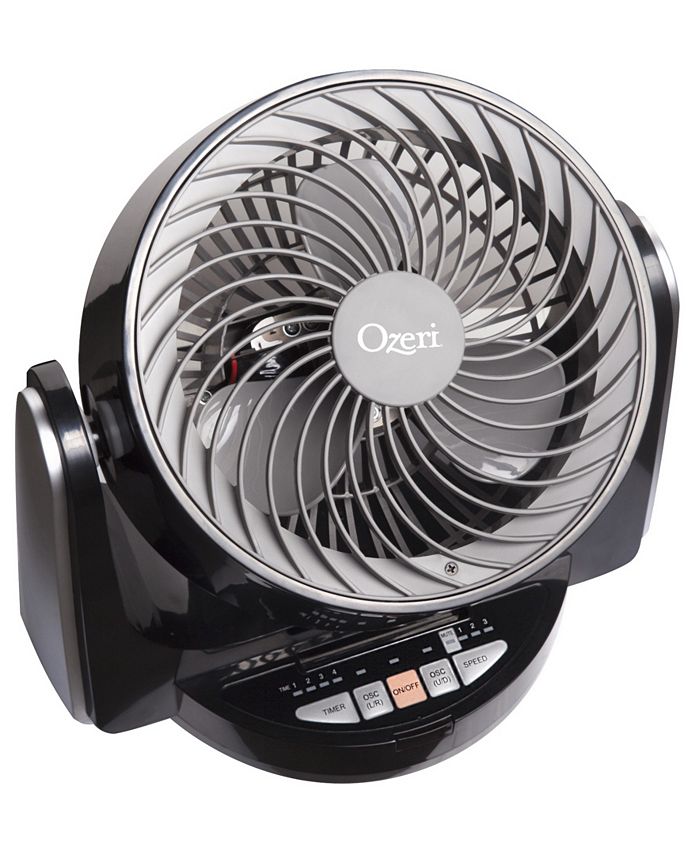 Ozeri Brezza III Dual Oscillating 10" High Velocity Desk Fan - Macy's
