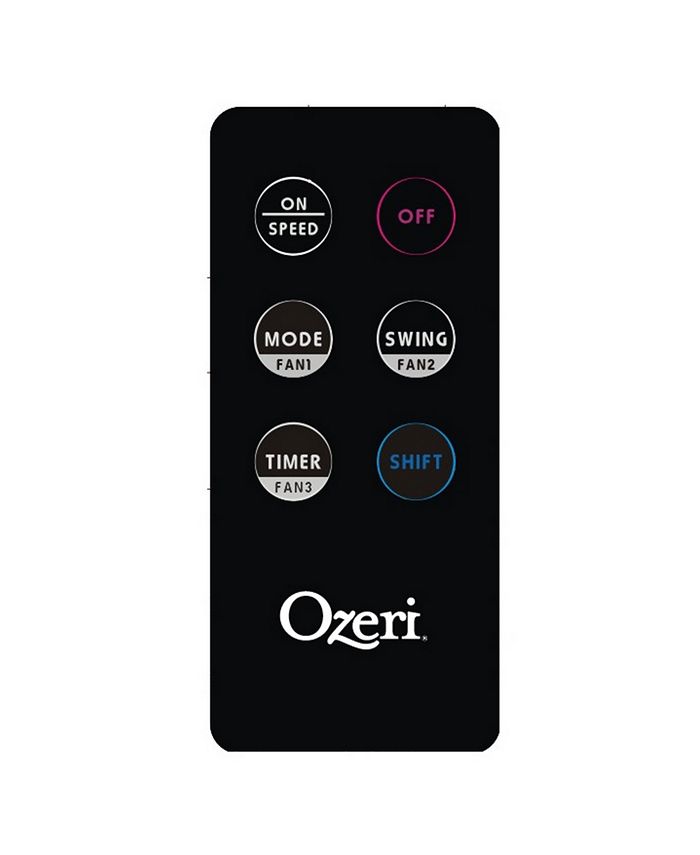 Ozeri 44” 3x Tower Fan with Bluetooth and Passive Noise Reduction ...