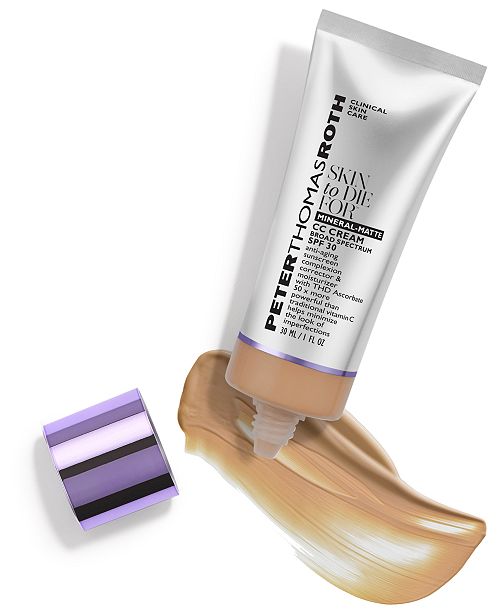 Peter Thomas Roth Skin To Die For Mineral-Matte CC Cream SPF 30, 1 fl ...