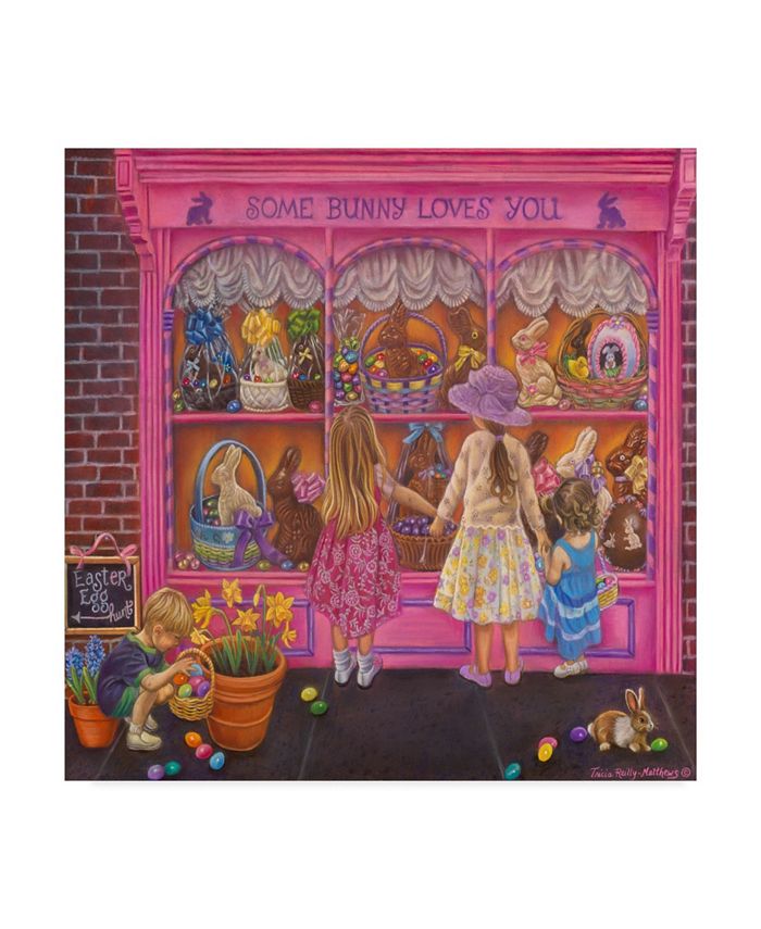 Trademark Global Tricia Reilly-Matthews 'Some Bunny Loves You' Canvas ...