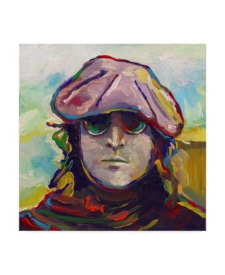 Howie Green 'John Lennon Hat' Canvas Art - 24" x 24" - Macy's