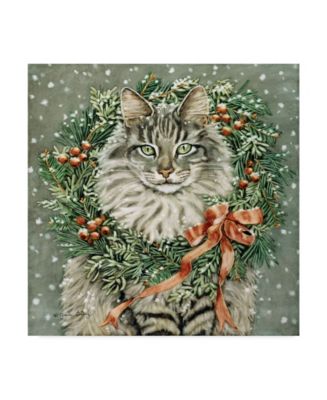Jan Benz 'Miss December' Canvas Art - 35" x 35" - Macy's