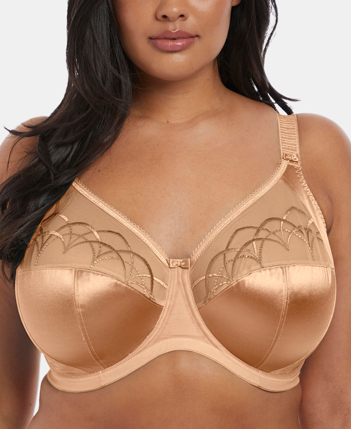 Elomi Cate Full Figure Underwire Lace Cup Bra EL4030  Online Only - Hazel