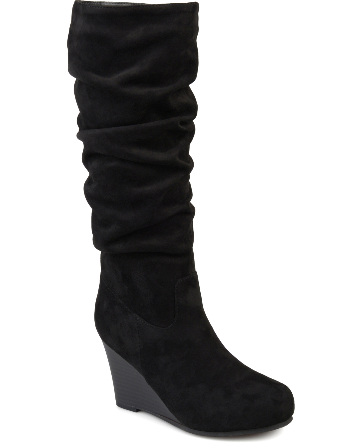 Click here for Journee Collection Womens Haze Rouched Knee High W... prices