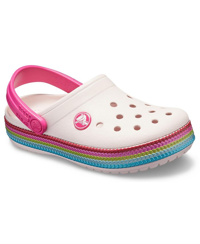 Crocs Crocband Infant, Toddler & Little Girls Sequin Band Clog K - Macy's