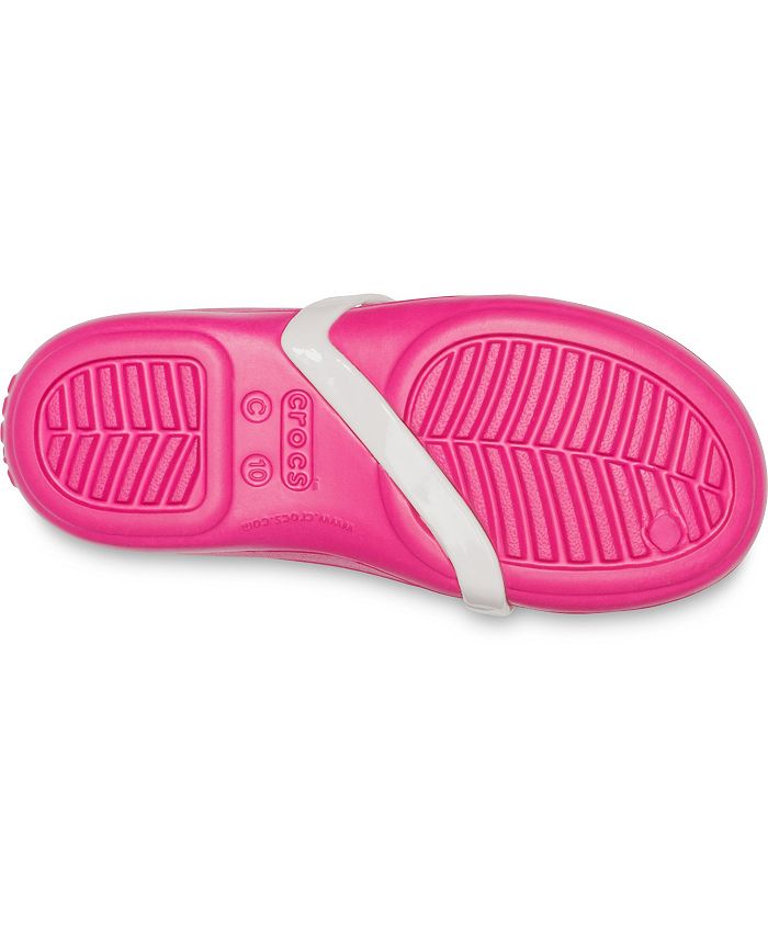Crocs Baby, Toddler & Little Girls Lina Charm Flat - Macy's