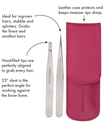 Tweezerman Petite Tweeze Set - Pink Case - Macy's