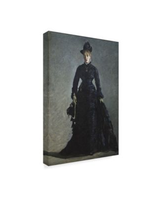Trademark Global Edouard Manet 'A Parisian Lady' Canvas Art - 47" x 30 ...