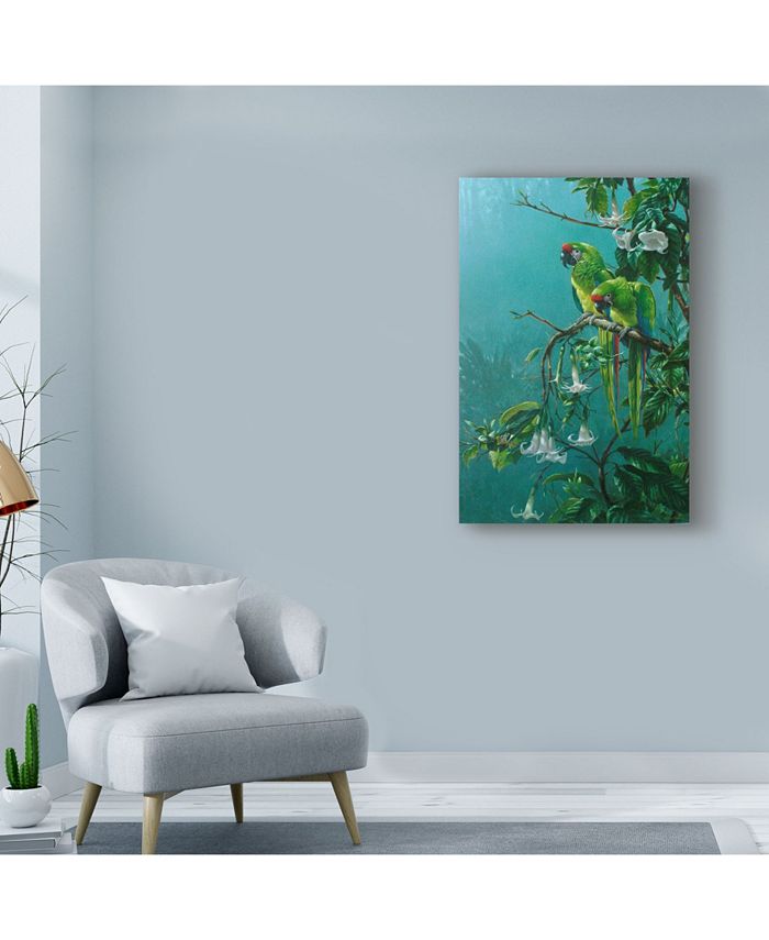 Trademark Global Michael Jackson 'Buffons Macaws' Canvas Art - 30" x 47 ...
