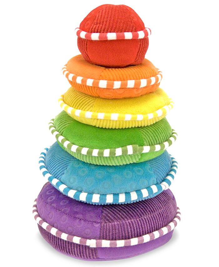 Melissa and Doug Kids Toys, Plush Rainbow Stacker - Macy's