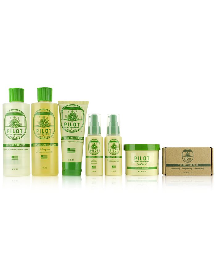 Pilot Men's Grooming & Skin Care 8-Pc. Signature Grooming & Skin Care ...