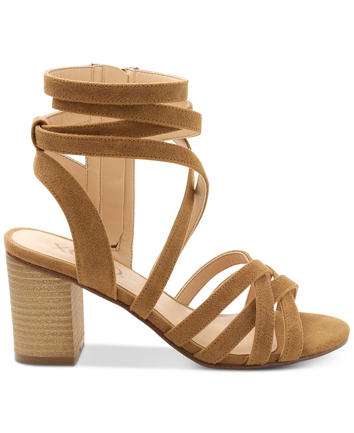 XOXO Eden Block-Heel Dress Sandals - Macy's