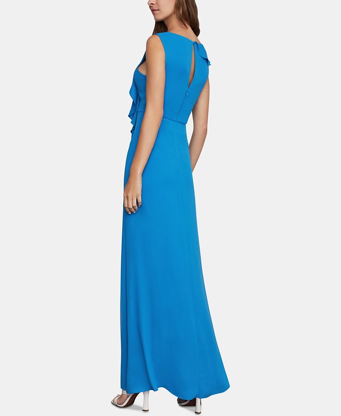 BCBGMAXAZRIA Asymmetrical-Ruffle Column Dress - Macy's
