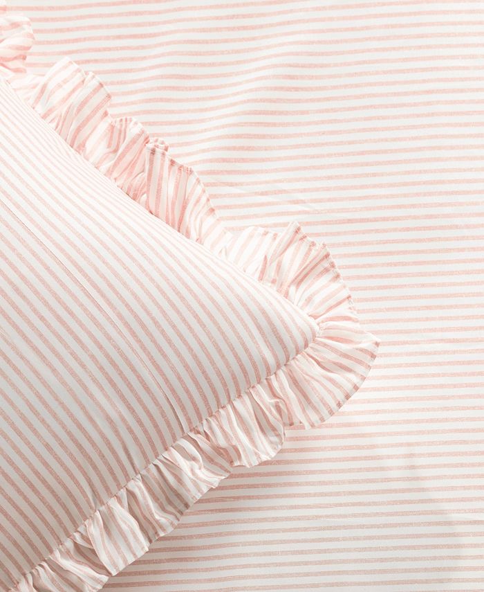 Lush Décor Ticking Stripe 3pc Queen Bedspread Set Macys