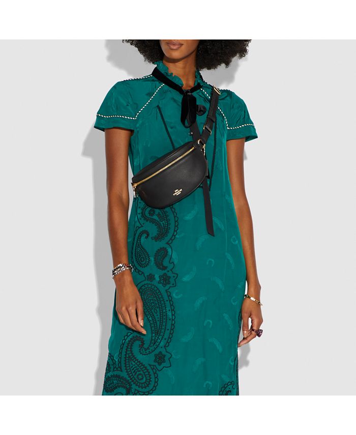 COACH Fanny Pack in Pebble Leather - Macy's