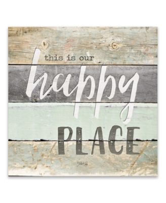 Happy Place Wood, Mdf Box - Macy's