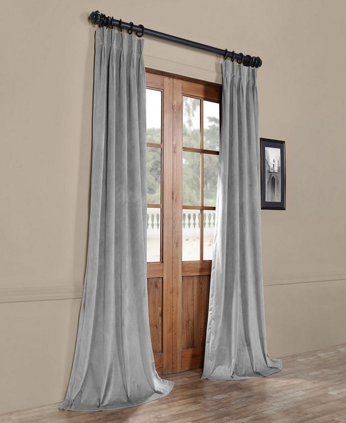 Exclusive Fabrics And Furnishings Signature Pleated Blackout Velvet 25 X