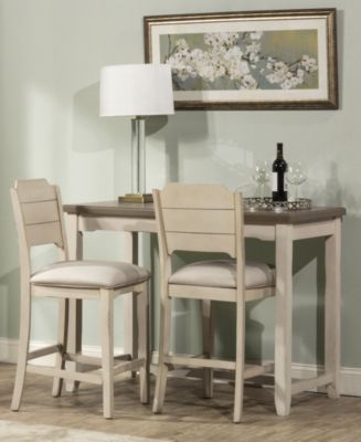 Clarion 3-Piece Counter Height Side Dining Set with Open Back Stools ...