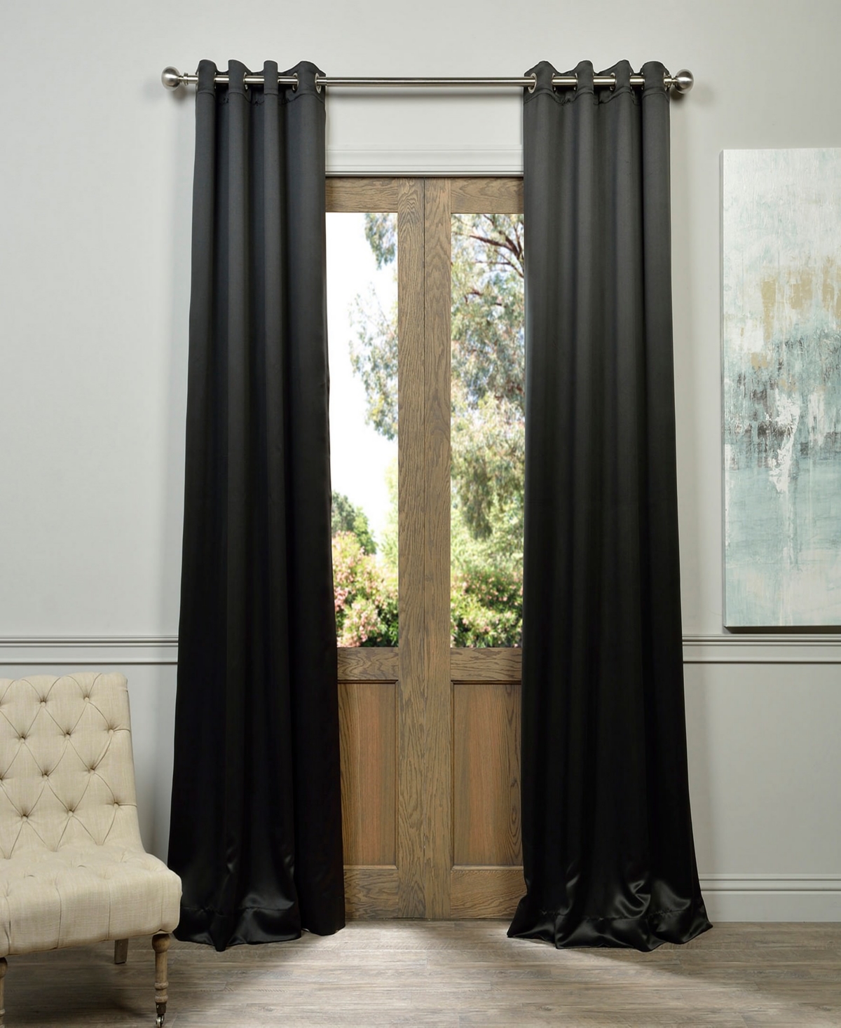 Click here for Half Price Drapes Grommet Room Darkening Curtain -... prices