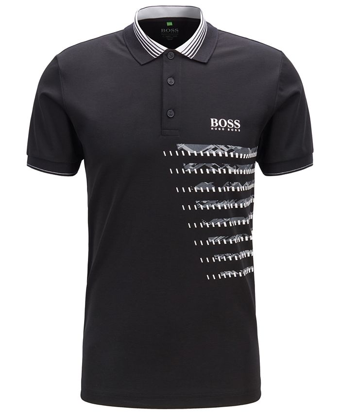Hugo Boss BOSS Men's Paule Pro 2 Slim-Fit Golf Polo Shirt - Macy's
