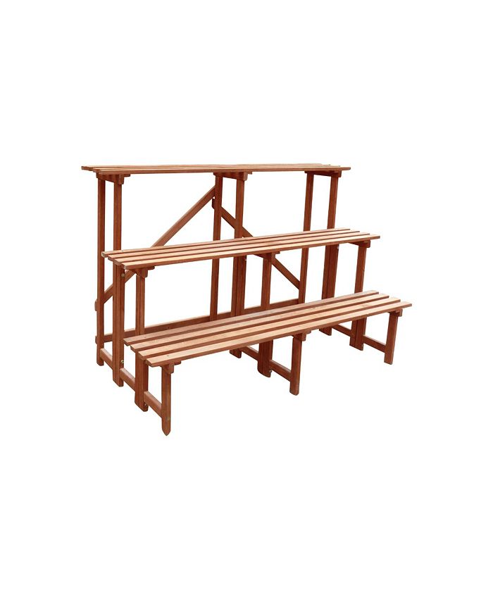 Leisure Season Large 3-Tier Step Plant Stand - Macy's