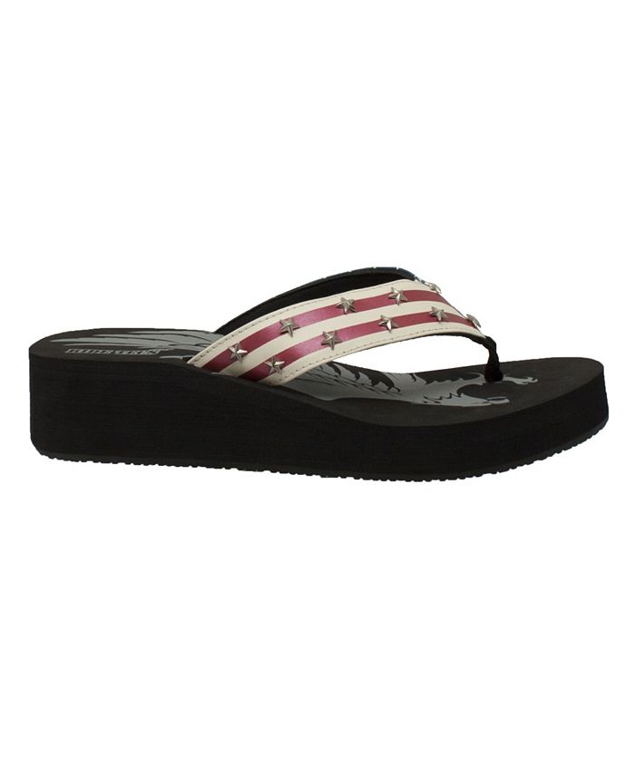 Shaboom Women's US Flag Thong Sandal - Macy's