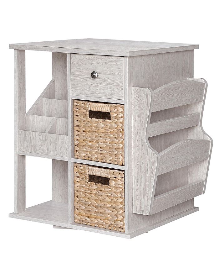 Gallerie Décor All in One Revolving Side Table, Quick Ship & Reviews ...