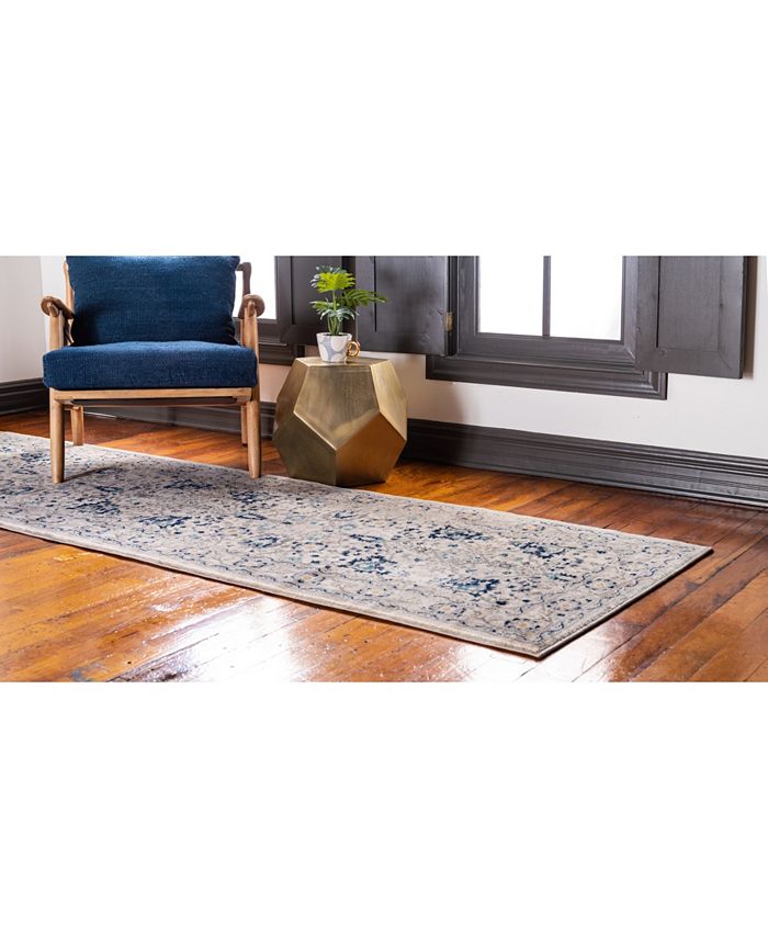 Bayshore Home Masha Mas3 3' x 13' Runner Area Rug - Macy's