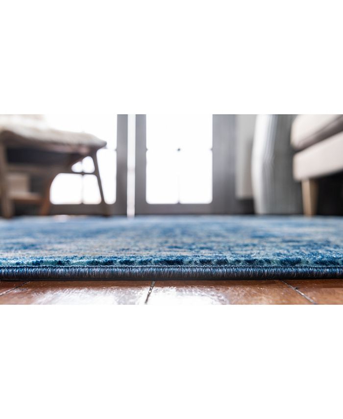 Bayshore Home Masha Mas3 Navy Blue 7' x 10' Area Rug - Macy's