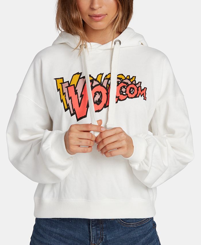 Volcom Juniors' Logo-Print Hoodie - Macy's