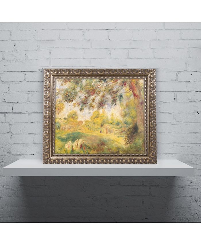 Trademark Global Pierre Auguste Renoir 'Spring Landscape' Ornate Framed ...