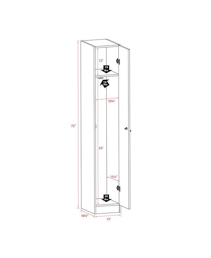 Prepac Elite Single Tier Locker - Macy's