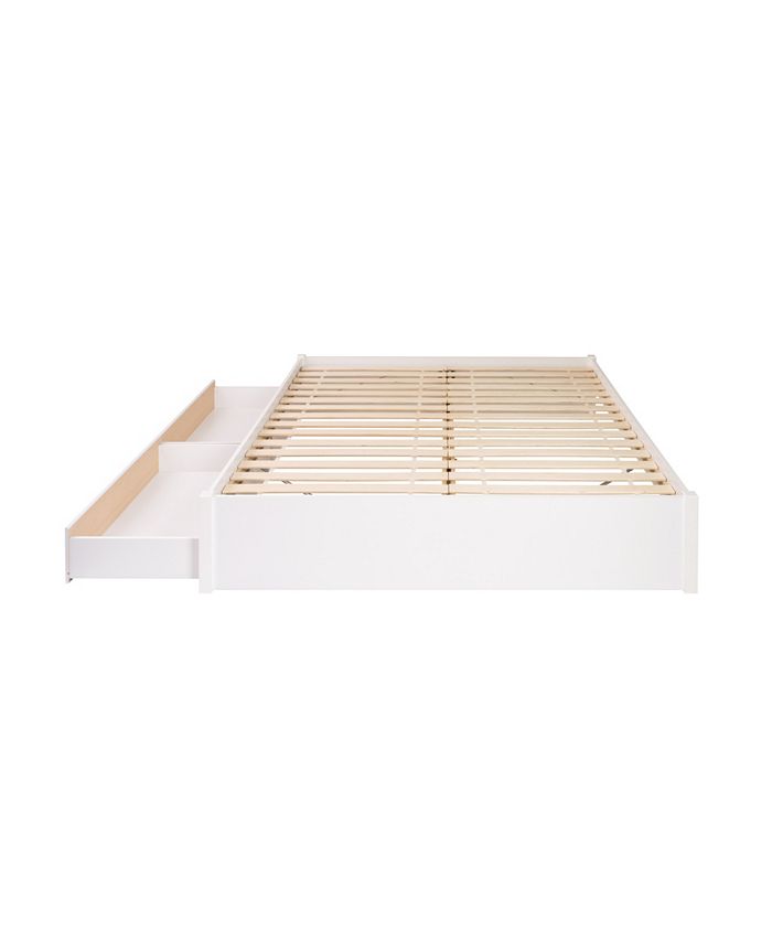 Prepac King Select 4-Post Platform Bed with 2 Drawers - Macy's