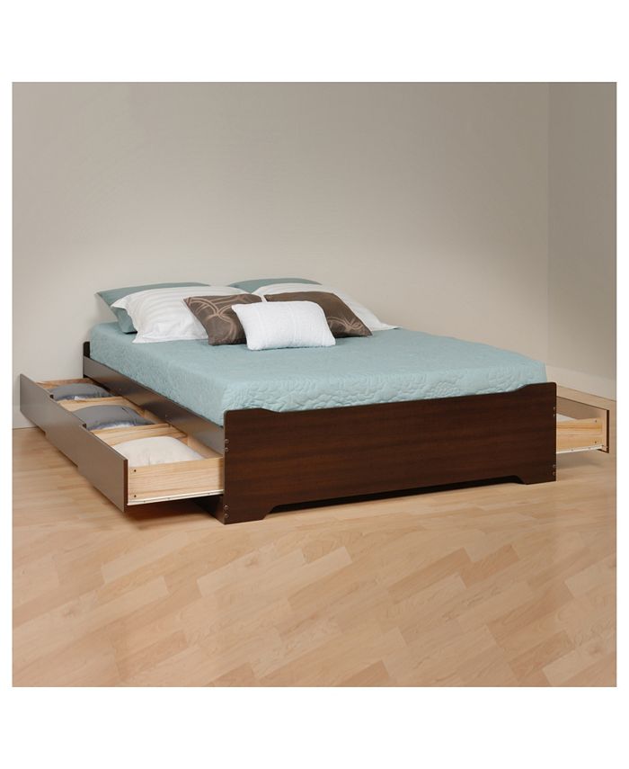 Prepac Coal Harbor Full Mate's Platform Storage Bed with 6 Drawers - Macy's