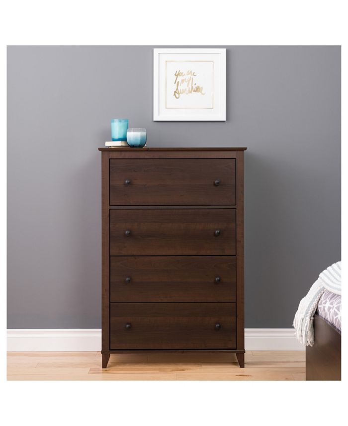 Prepac Yale town 4-Drawer Chest - Macy's