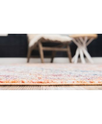 Bridgeport Home Zilla Zil1 Orange 8' x 10' Area Rug - Macy's