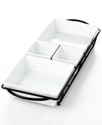 The Cellar Whiteware Serveware 5pc Rectangular Server, Created for Macy ...