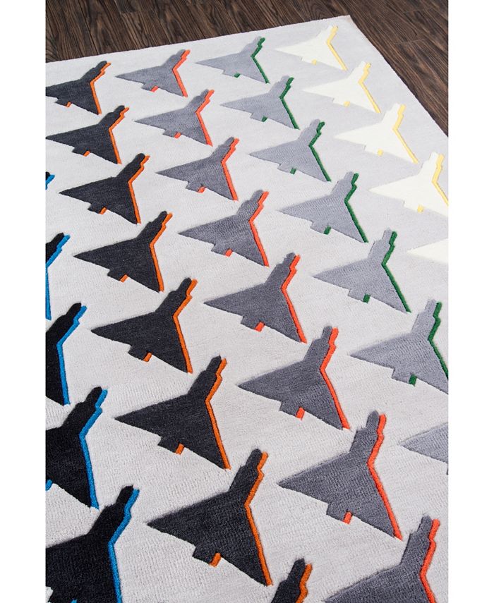 Novogratz Collection Novogratz Lulu Lul-2 Gray 3'6" x 5'6" Area Rug ...