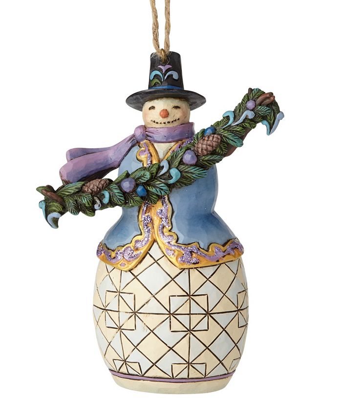 Jim Shore Snowman with Garland - Macy's