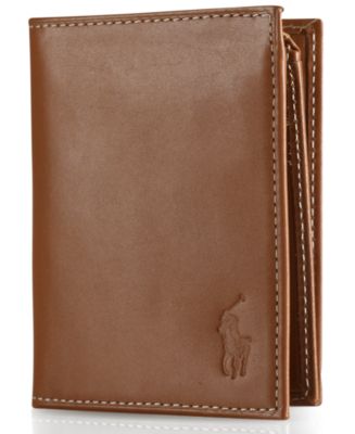Polo Ralph Lauren Men's Wallet, Burnished Billfold Wallet with Window ...