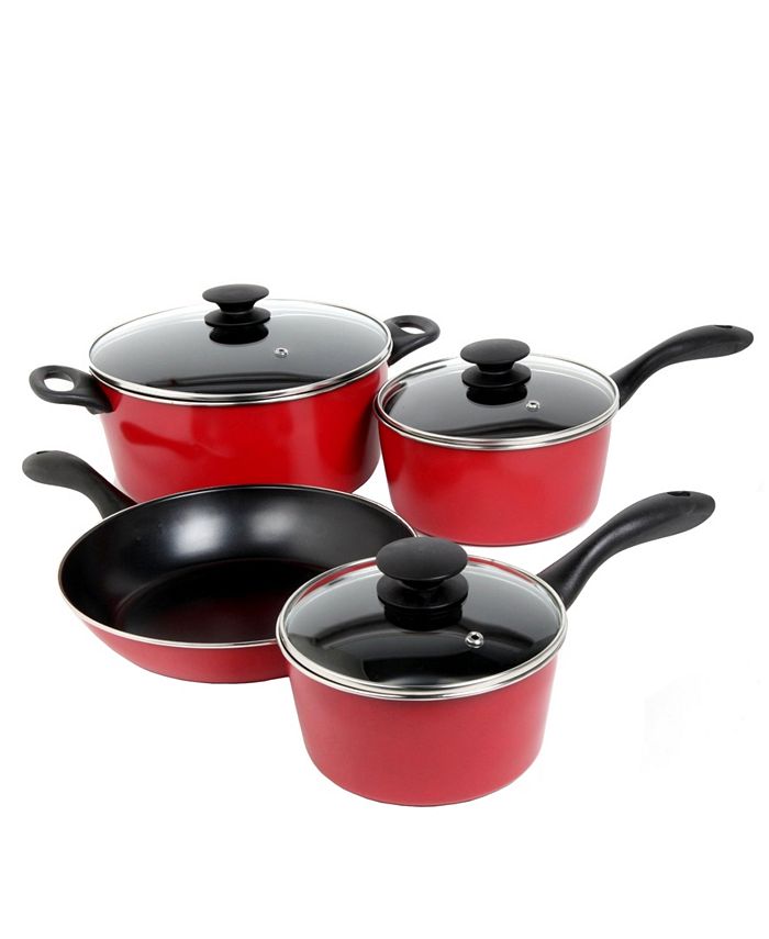 Gibson Sunbeam Armington 7 Piece Cookware Set - Macy's