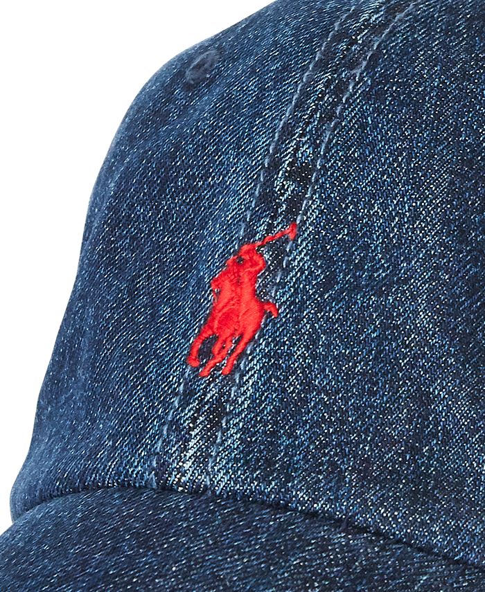 Polo Ralph Lauren Men's Denim Sport Cap - Macy's
