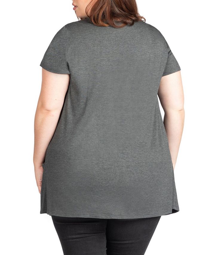 Savi Mom Tara Plus Size Maternity and Nursing Lounge Tee, Online Only ...