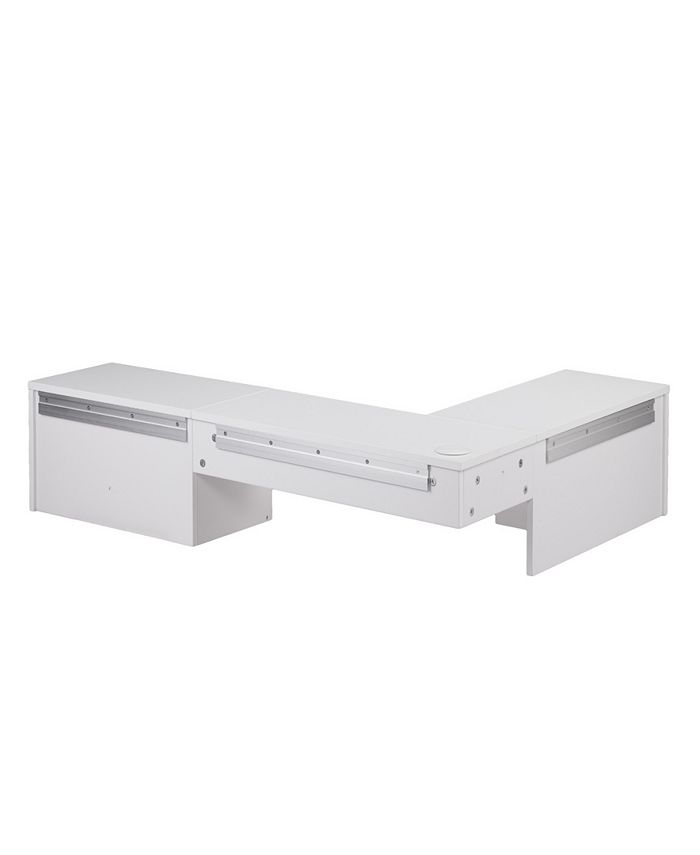 Southern Enterprises Barnes Wall Mount Corner Desk - Macy's