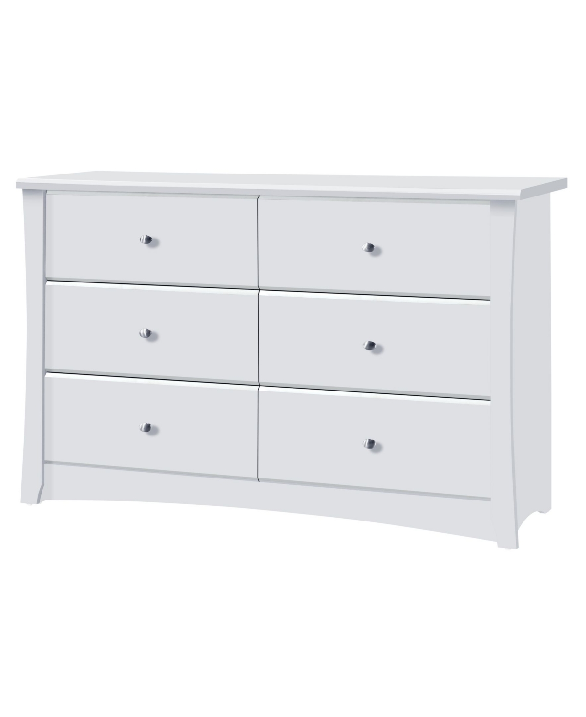 Click here for Storkcraft Crescent 6 Drawer Double Dresser - Whit... prices