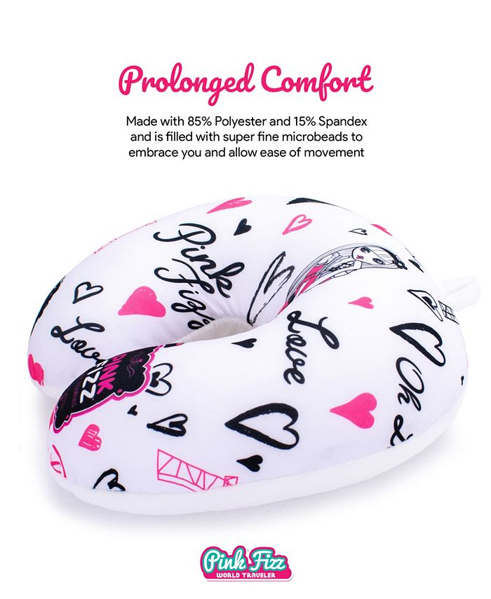 Pink Fizz Girls Soft Microbeads Neck Pillow - Macy's